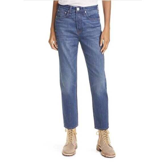 rag & bone | Jeans | Rag Bone Maya High Rise Slim Straight Ankle Jeans ...
